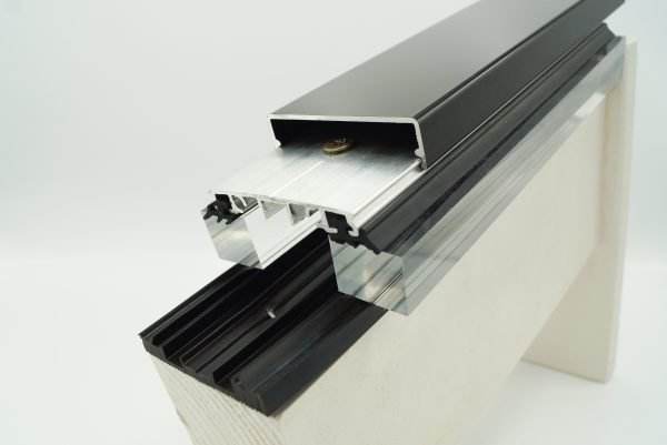 NR01- Glasprofiel compleet (60 mm) - Glasprofielen