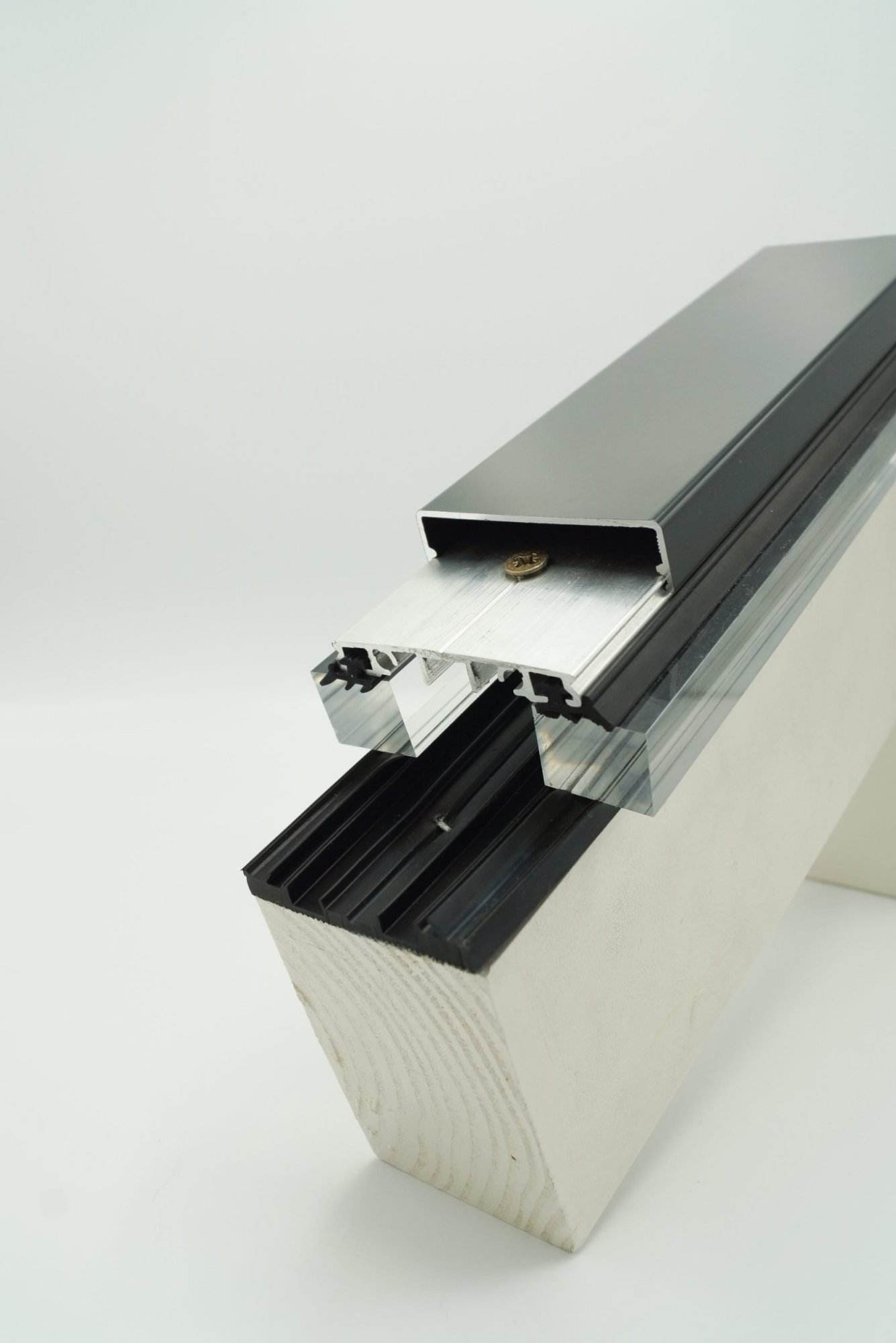 NR01- Glasprofiel compleet (60 mm) - Glasprofielen